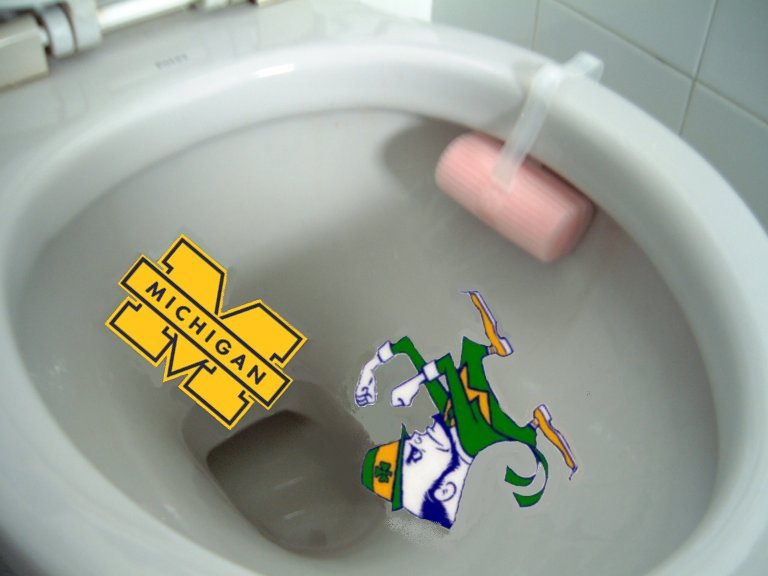michigan notre dame toilet bowl – Dubsism